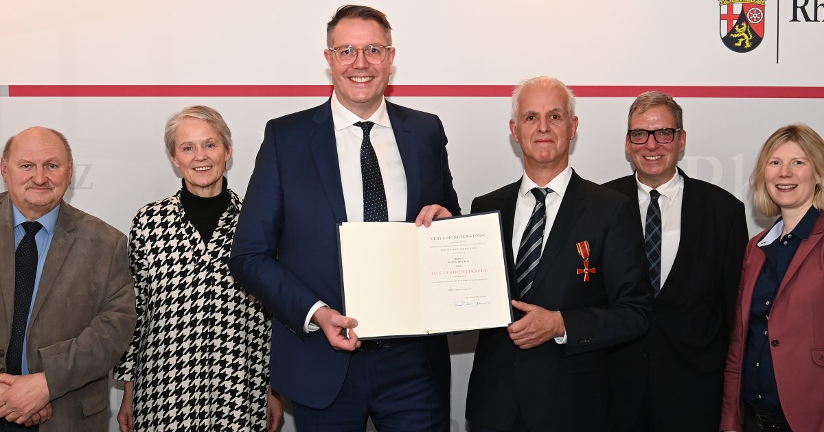 Bernd Meurer aus Girod erhält das Bundesverdienstkreuz | VG Montabaur